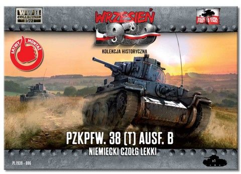 FRF-86 First To Fight Models 1/72 WWII PzKpfw 38(t) Ausf B German Light ...