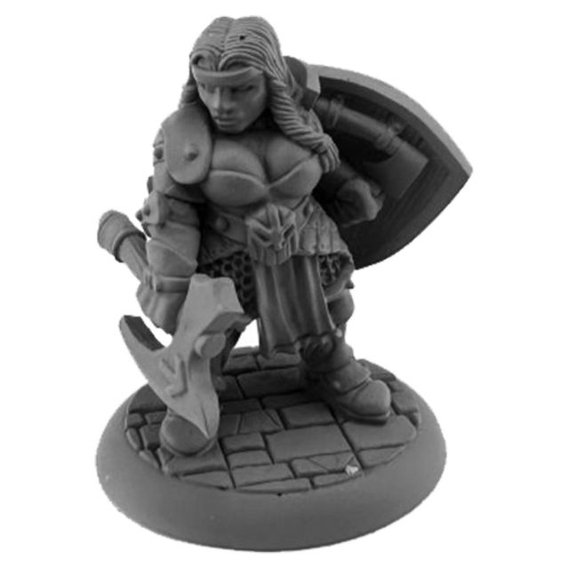 REM30170 Reaper Miniatures Legends: Freya, Dwarf Fighter at Gamersroll