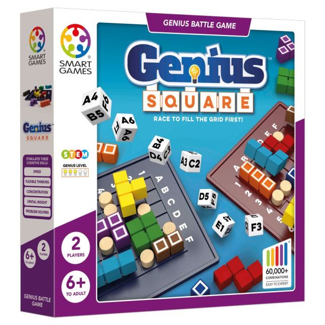 SMTSGHP001US Smart Toys & Games Genius Battle Game: Genius Square at ...