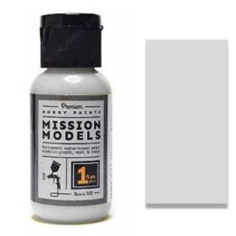 MIO-M8 Mission Models Paint 1oz Bottle Metallic White Aluminum Acrylic ...